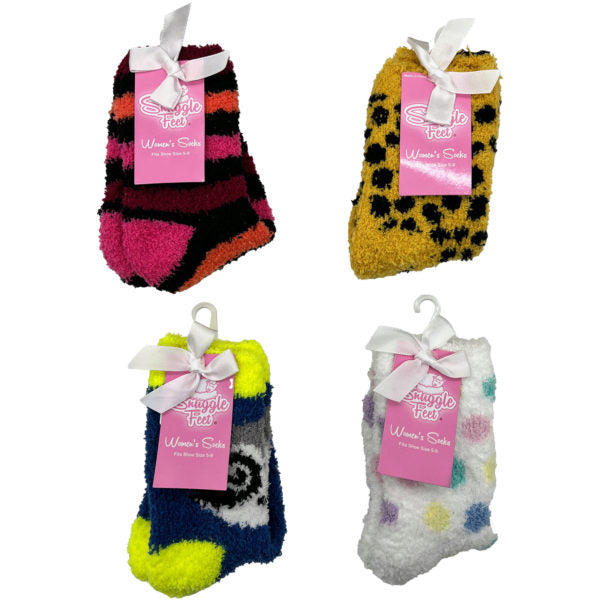1 Pack Fuzzy Socks in Assorted Designs Size 9-11 – TRIPLE A DISTRIBUTION